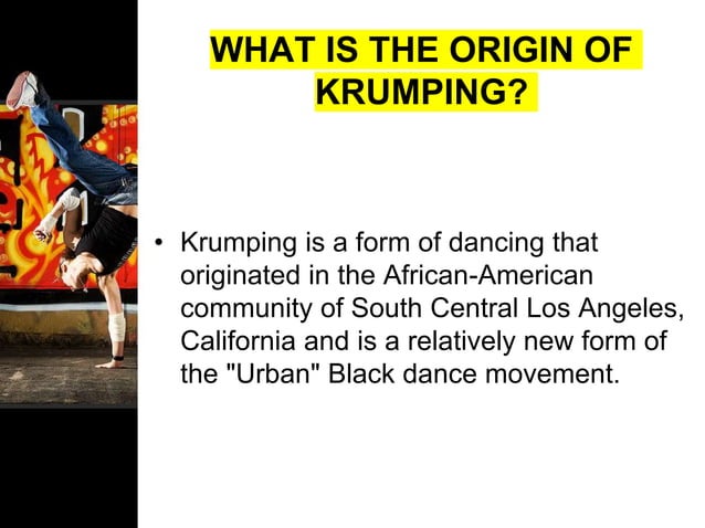 STREET AND HIP-HOP DANCE STYLE.pptx | Hip Hop Music | Music