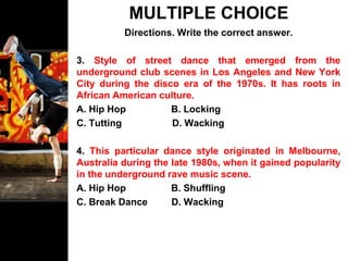 STREET AND HIP-HOP DANCE STYLE.pptx