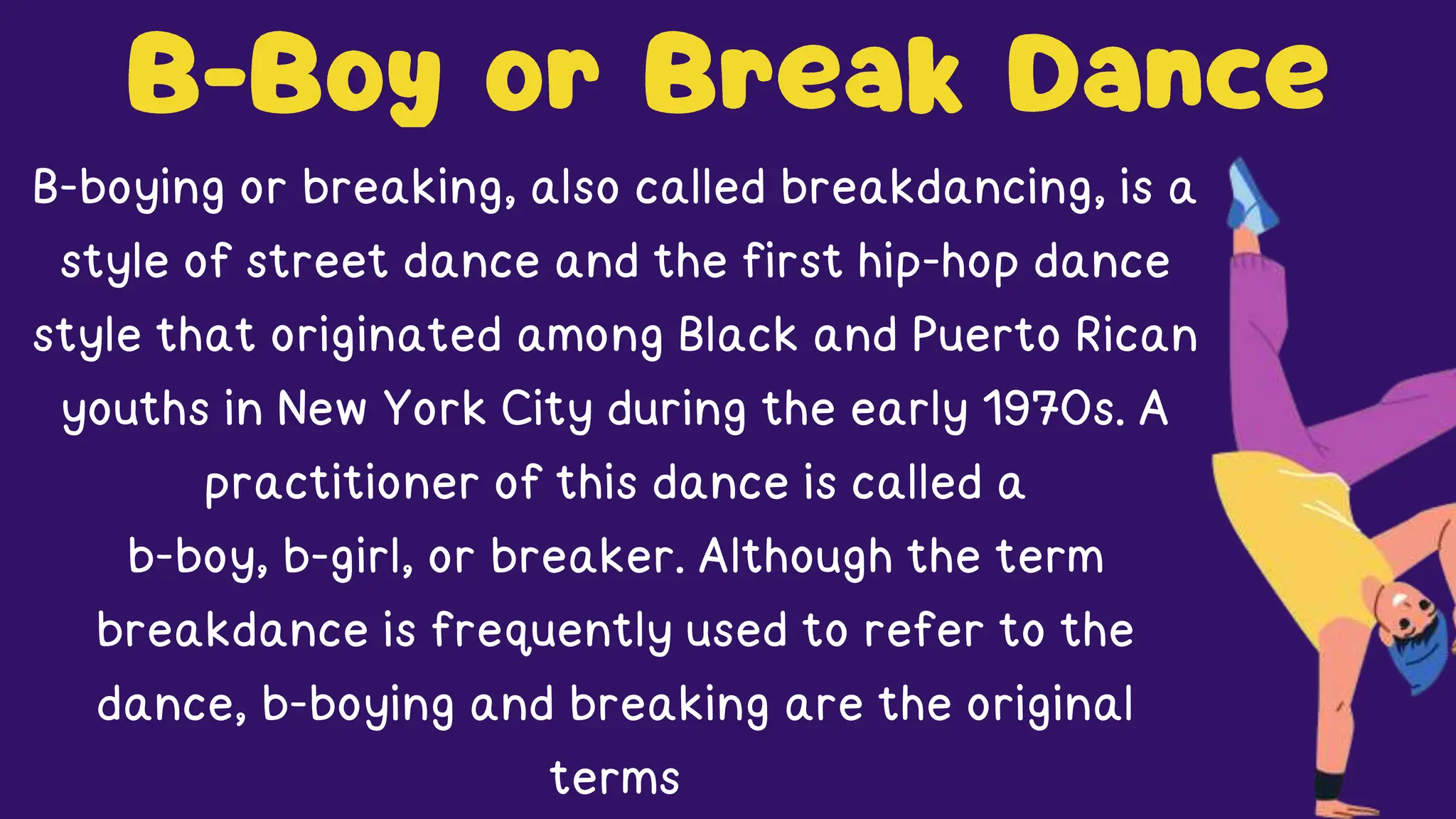 Street and Hip-Hop Dance style grade- 10 | PPTX