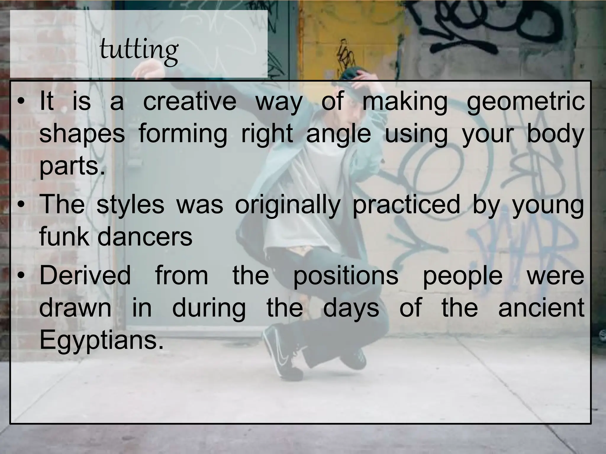 street and hip-hop 3rd quarter physical education grade 10 | PPTX