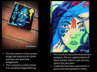 Street art in the Northern quarter | PPTX | Design | Fine Art