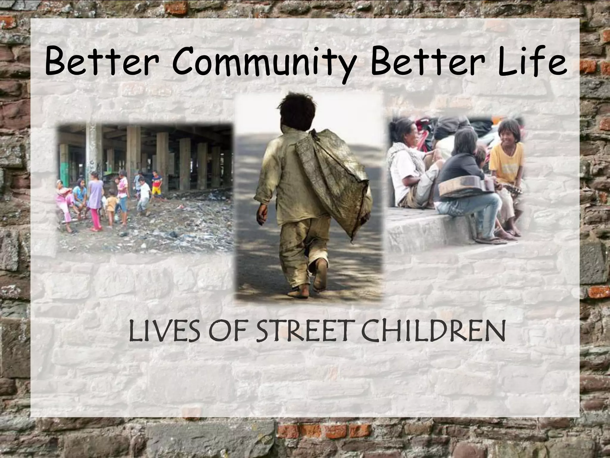 Street children | PPTX