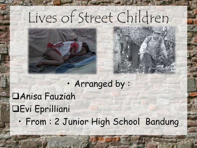 Street children | PPTX