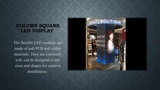 Column Square LED Display | PPTX