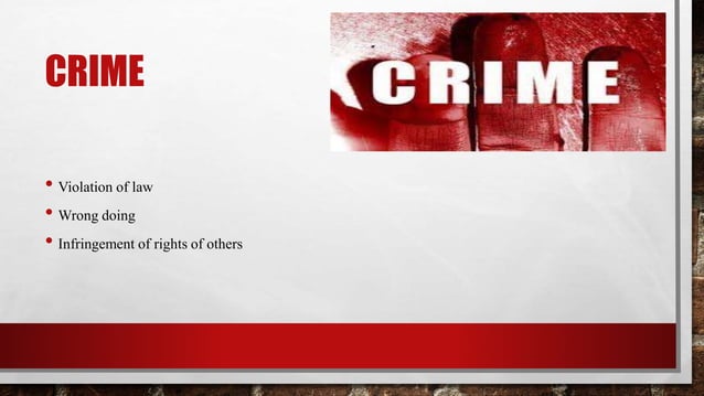 Street crimes in urban areas | PPT