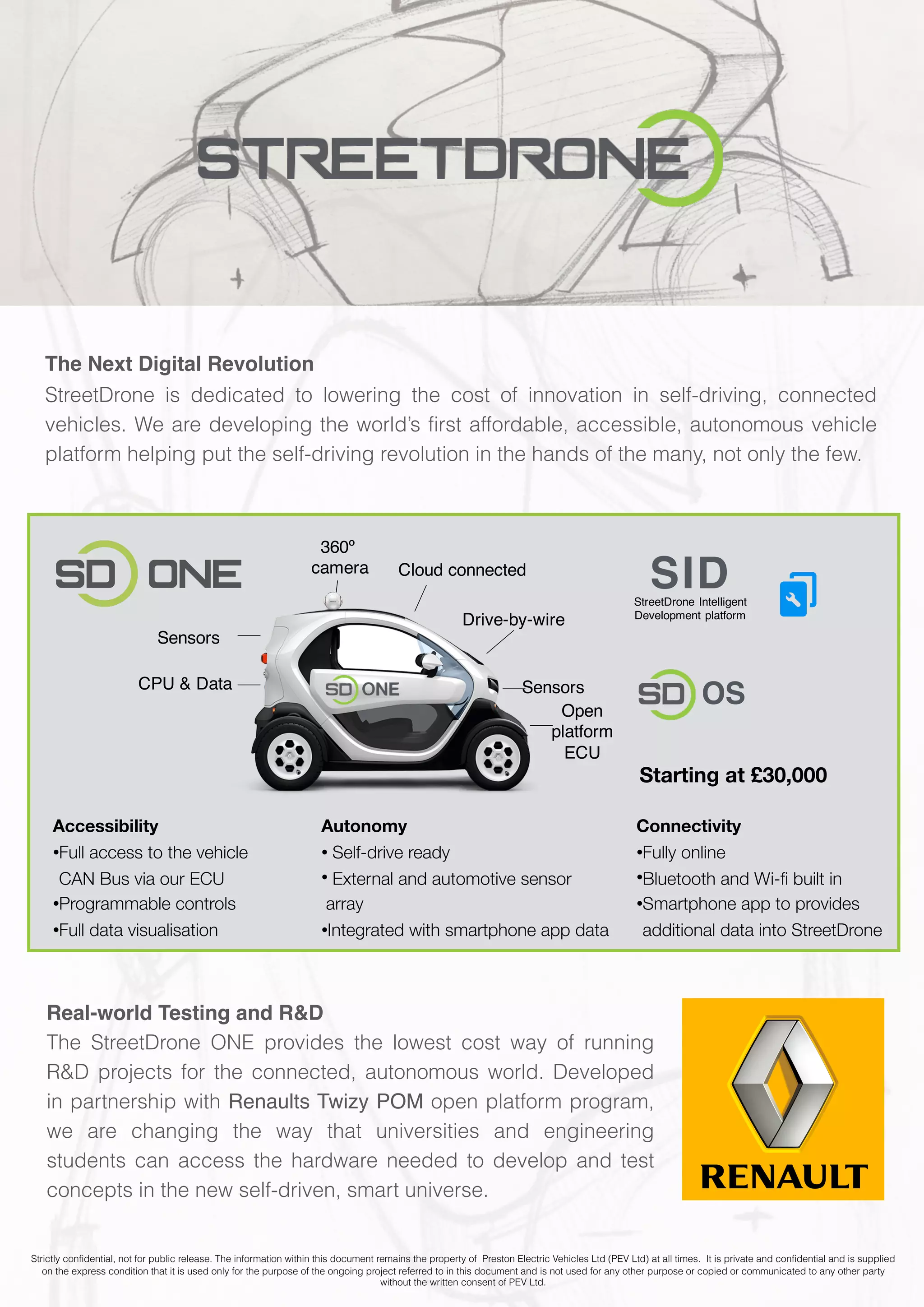 Street drone based on twizy | PDF