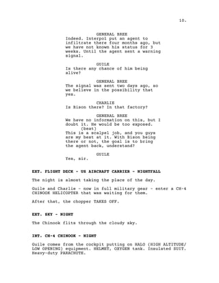 Street Fighter (Movie Script) | PDF