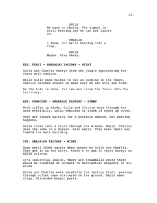 Street Fighter (Movie Script) | PDF