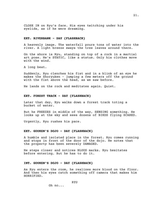 Street Fighter (Movie Script) | PDF