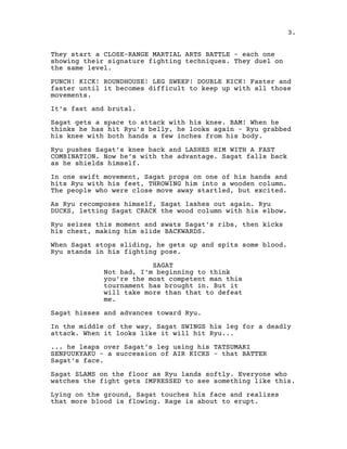Street Fighter (Movie Script) | PDF