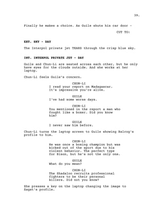 Street Fighter (Movie Script) | PDF