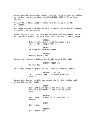 Street Fighter (Movie Script) | PDF