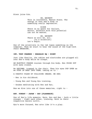 Street Fighter (Movie Script) | PDF
