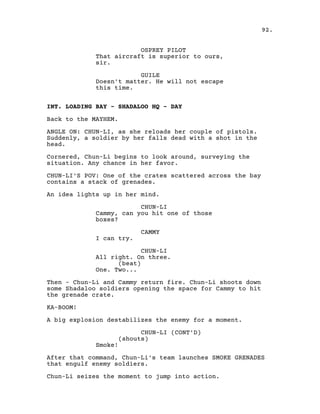 Street Fighter (Movie Script) | PDF