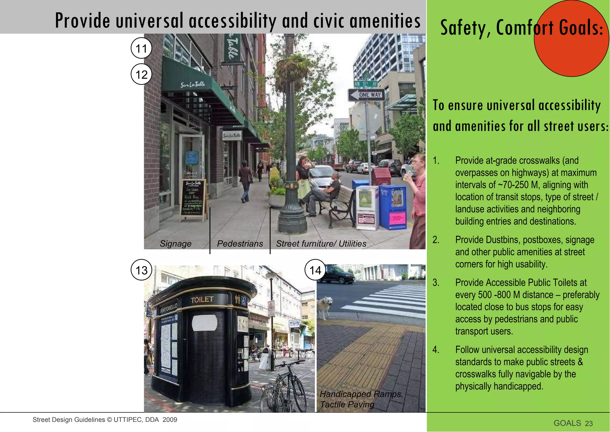 Street Design guidelines UTTIPEC 2011-printer-friendly | PPT