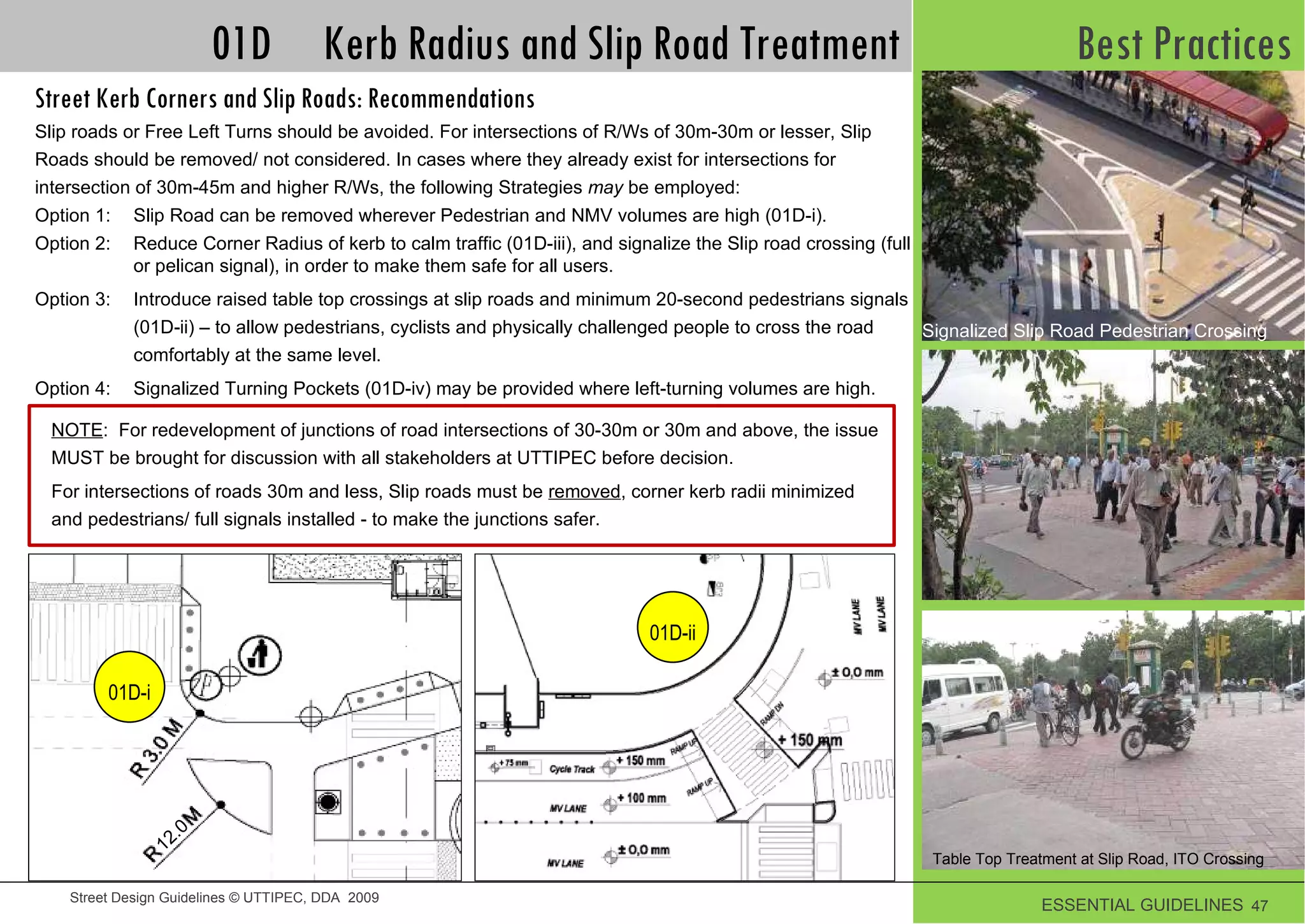 Street Design guidelines UTTIPEC 2011-printer-friendly | PPT