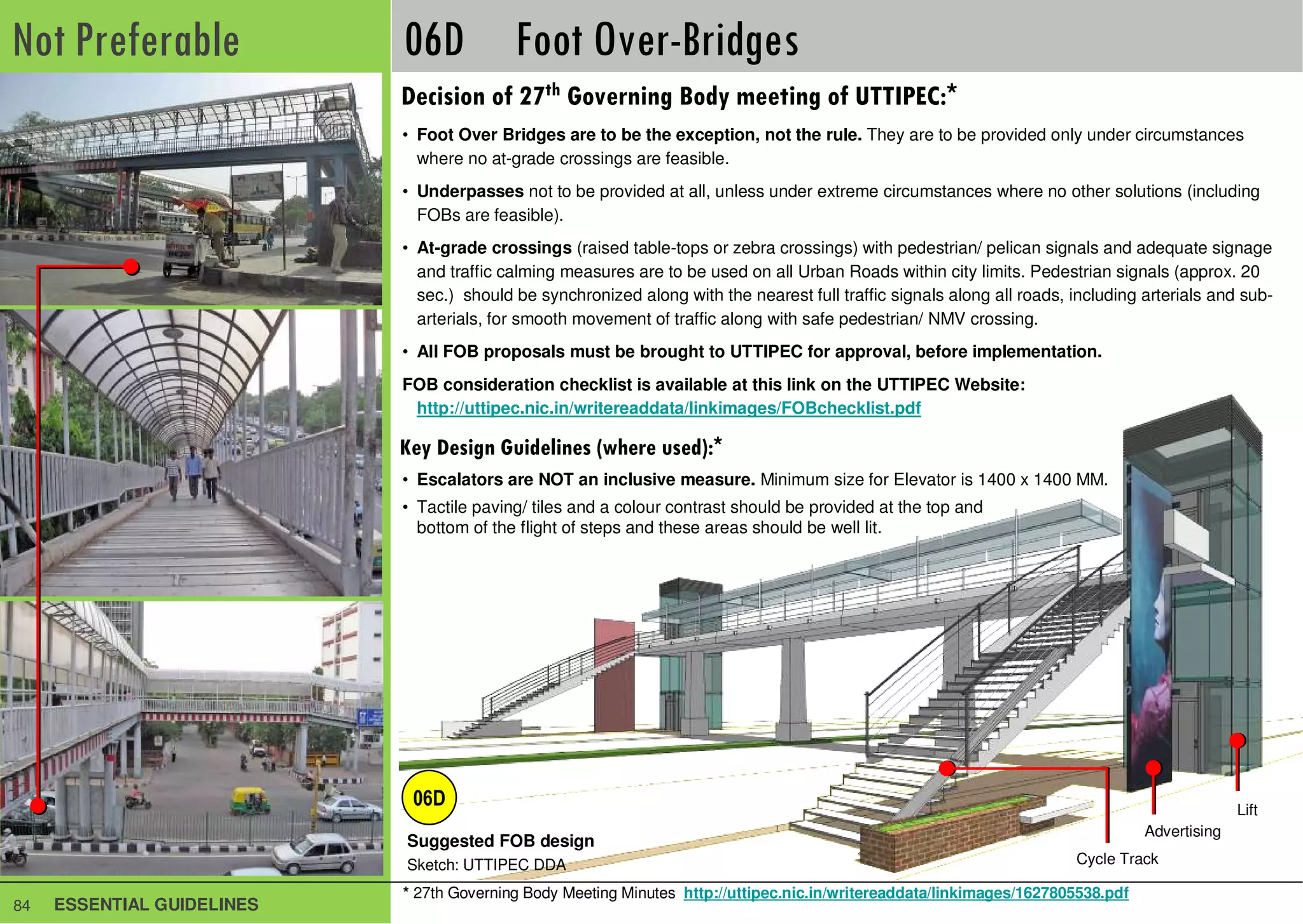 UTTIPEC STREET DESIGN GUIDELINES | PDF