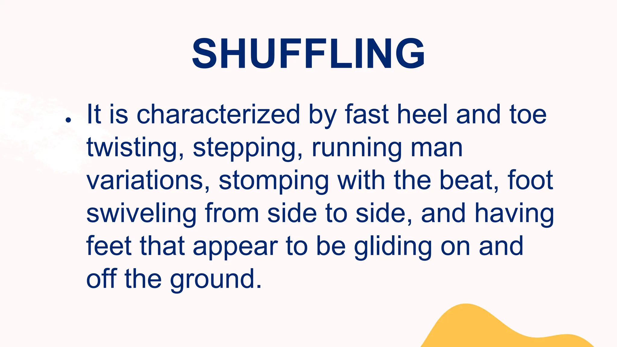 STREET DANCE AND HIPHOP DANCE STYLES (PE | PPTX