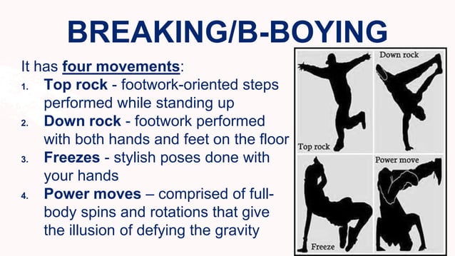 STREET DANCE AND HIPHOP DANCE STYLES (PE | PPTX