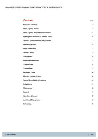 Street lighting | PDF