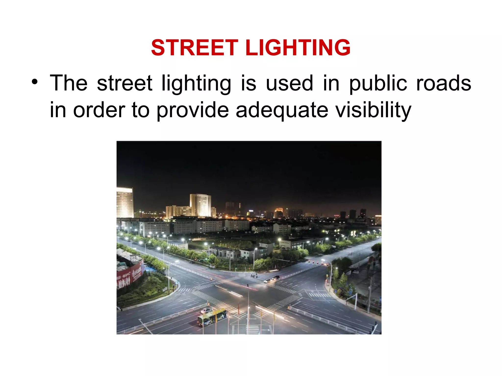 Street lighting | PPT