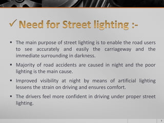 Street lighting | PPTX