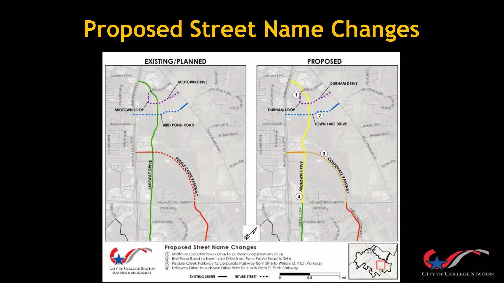 Street Name Changes in Midtown Area | PPTX