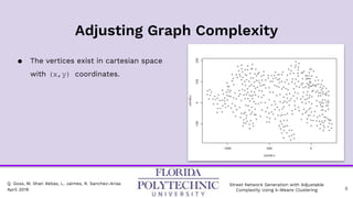 Street Network Generation with Adjustable Complexity Using k-Means Clustering | PPT