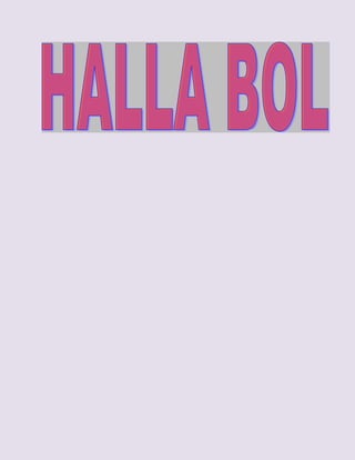 halla bol | PDF