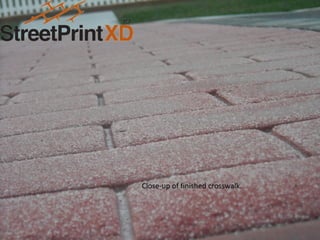 Street Print Xd Dahlonega Installation | PPT