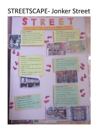 Streetscape jonker street | PDF