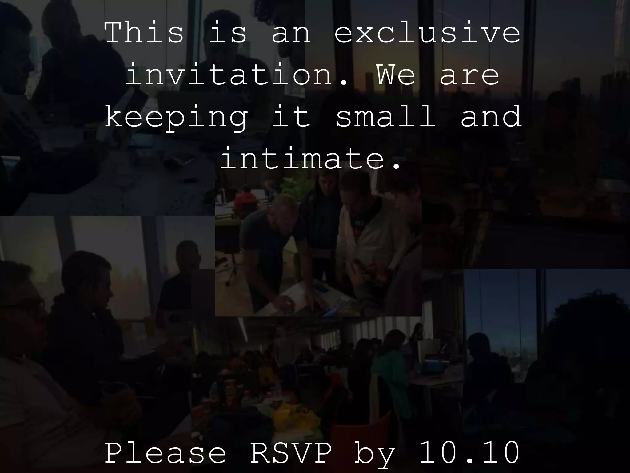 Streets hackathon invitation | PPTX