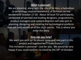 Hackathon Invitation
