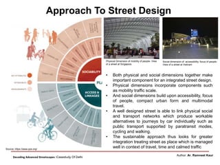 Decoding future streetscapes of Delhi | PPTX