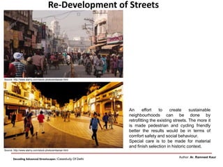 Decoding future streetscapes of Delhi | PPTX