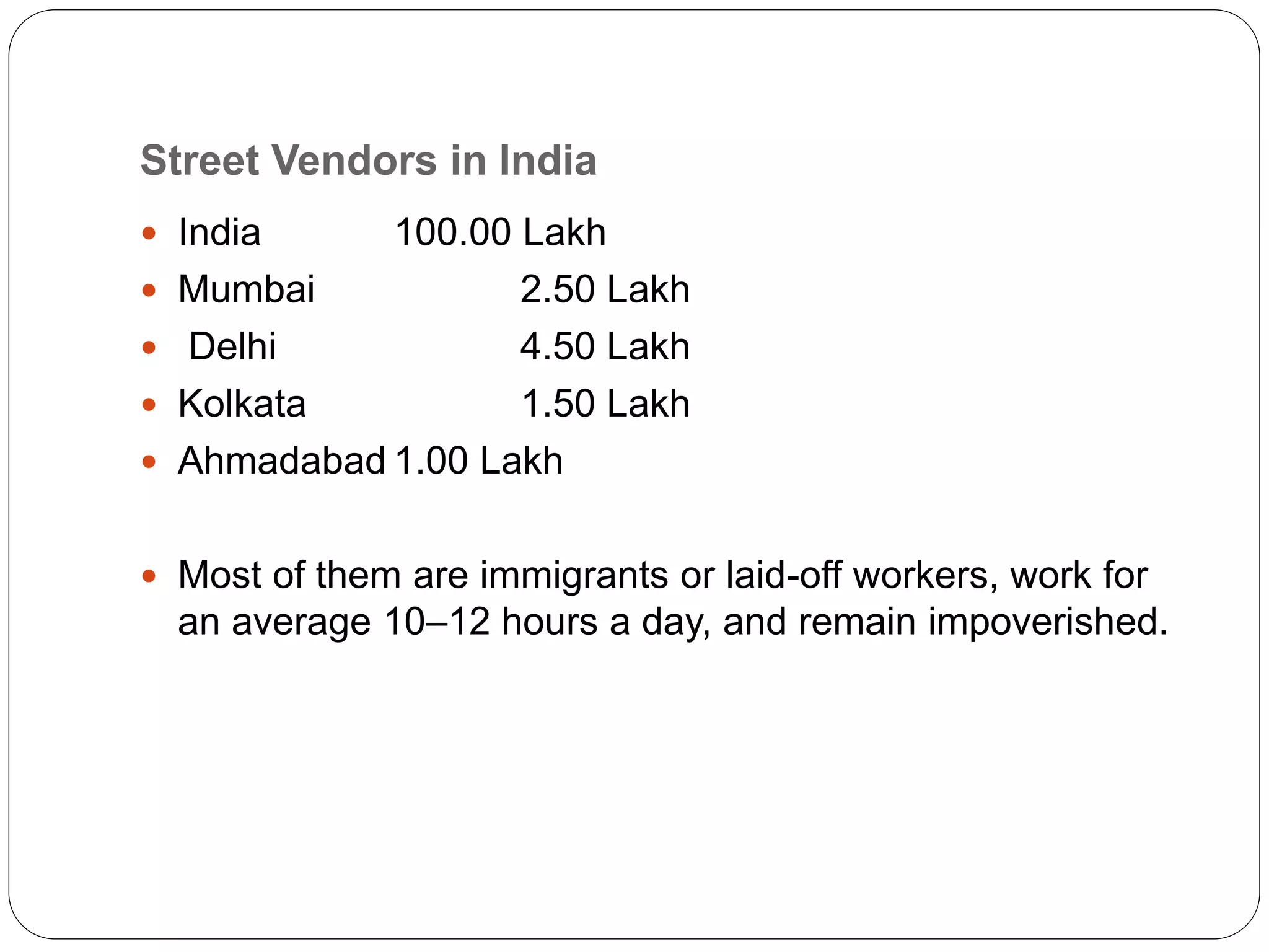 Street vendors and local area planning | PPTX