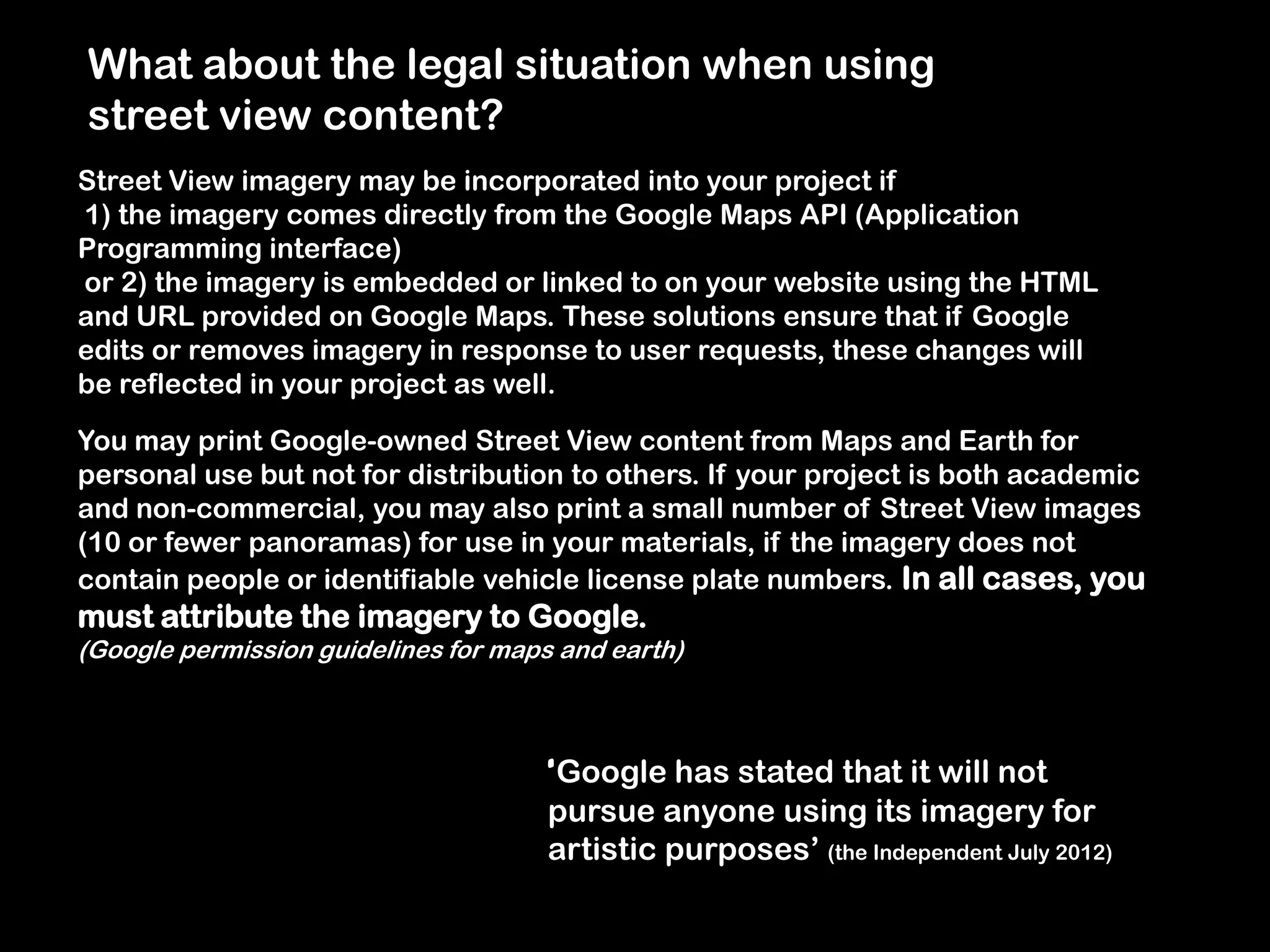 Where are we now? - Using Google Street View for immersive virtual ...