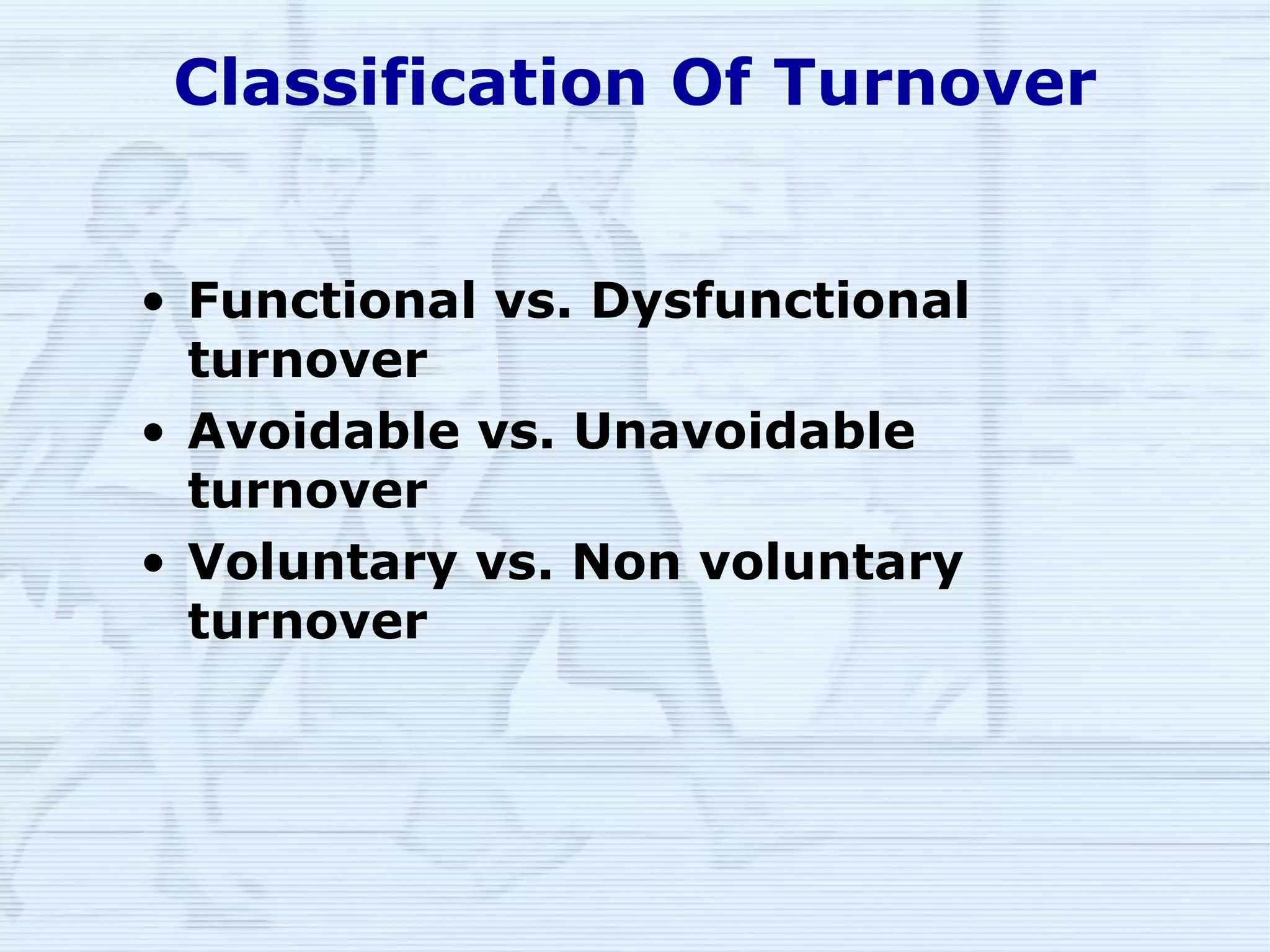 employee turnover | PPT