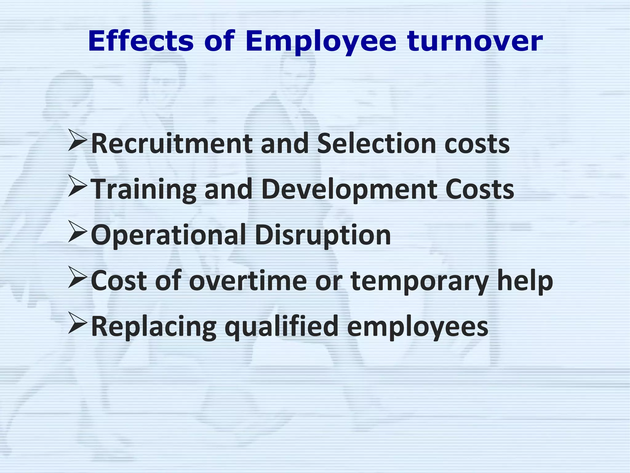 employee turnover | PPT