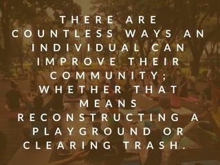 Twelve Ways to Better Your Community | PDF