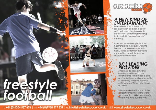 StreetWise Soccer Freestyle Football | PPT