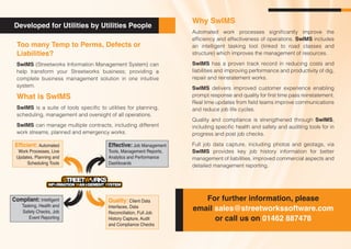 Streetworks Software Leaflet | PDF