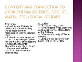 Strega nona lesson plan | PPT