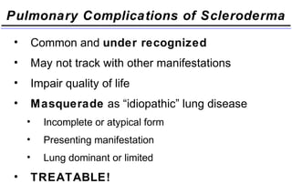 Scleroderma In Lungs Life Expectancy