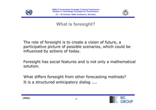 Strelecky how foresight_can_be_beneficial_249 | PPT