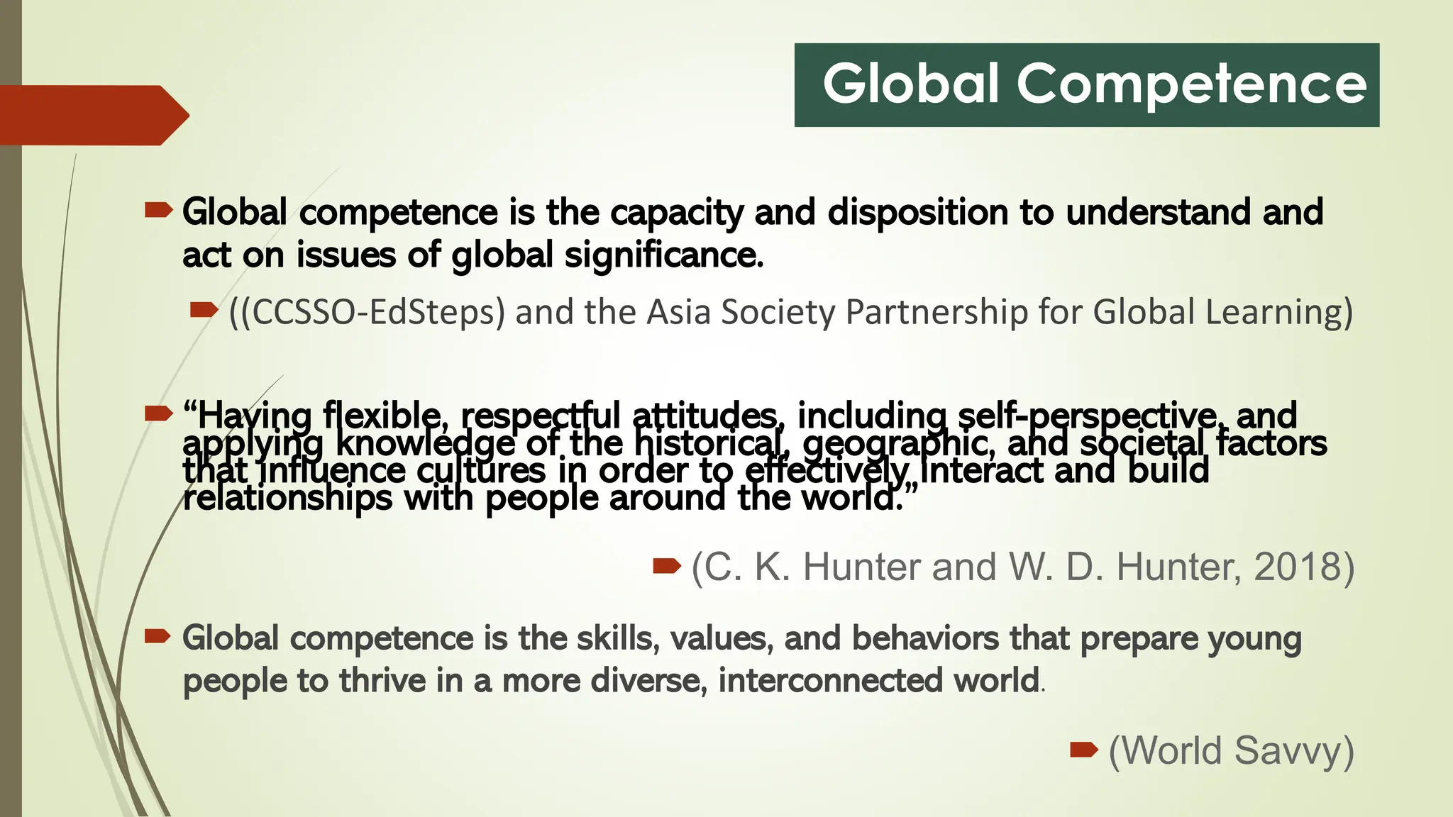 Strengtening Global Competence for elementary education | PDF