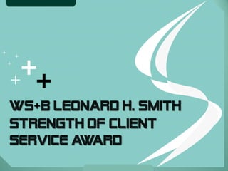 2014 WithumSmith+Brown Strength Award | PPT