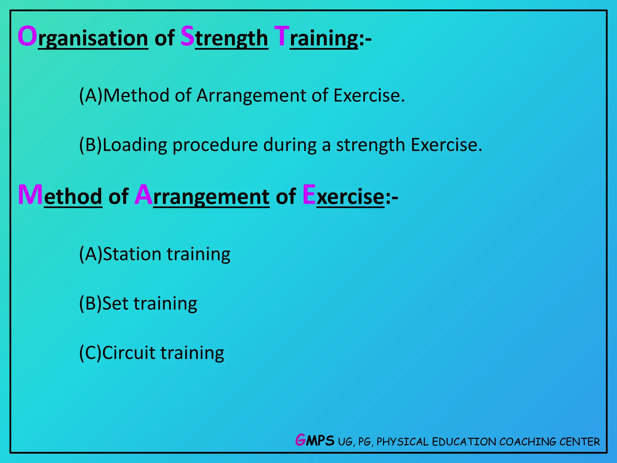 Strength definition types of strength and training its intensity | PPTX
