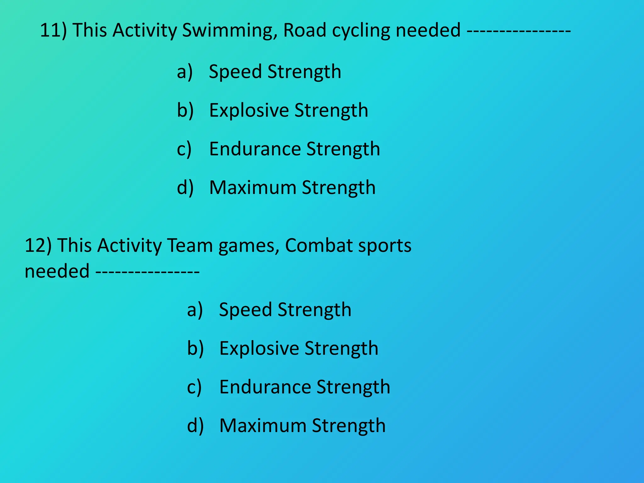 Strength definition types of strength and training its intensity | PPTX