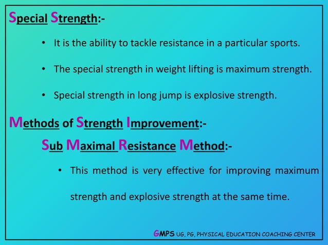 Strength definition types of strength and training its intensity | PPTX ...